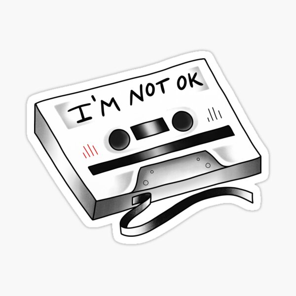 Not Okay Stickers | Redbubble