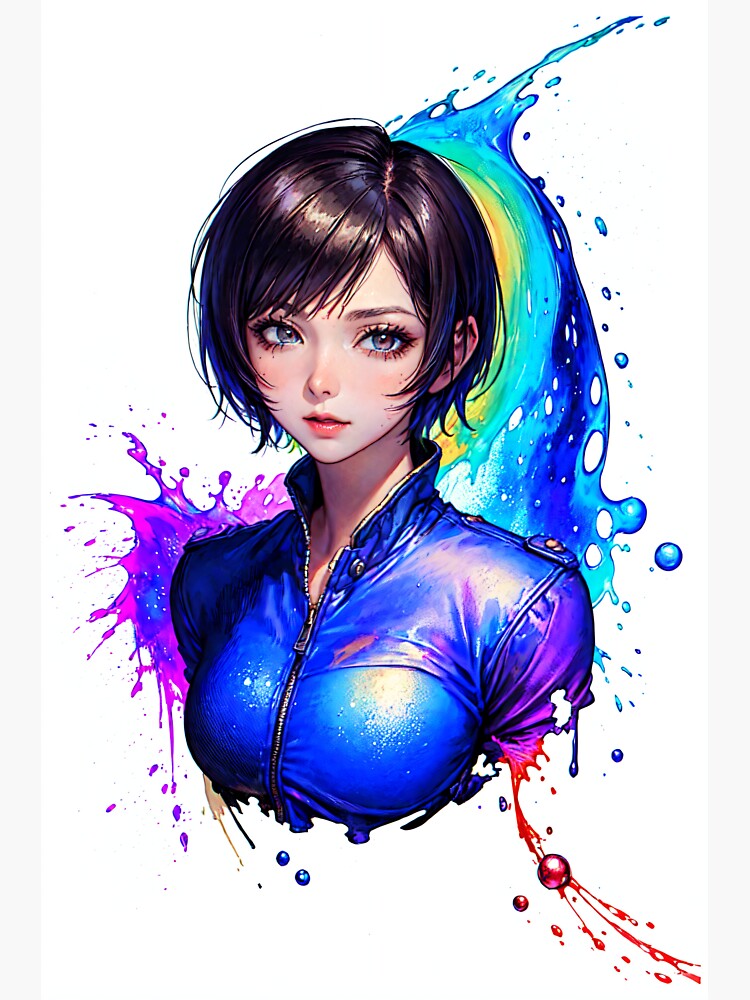 "Colorful Yuffie Kisaragi" Sticker for Sale by Shinihime | Redbubble