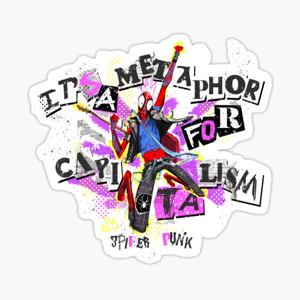 Hobie Brown Spider Punk Sticker For Sale By Afreenarts Redbubble