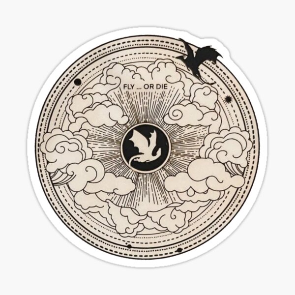 "Fourth Wing" Sticker for Sale by Doddy50 | Redbubble