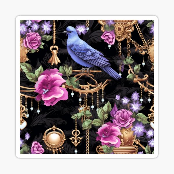 "Blue Bird" Sticker for Sale by TamaraWhisper | Redbubble