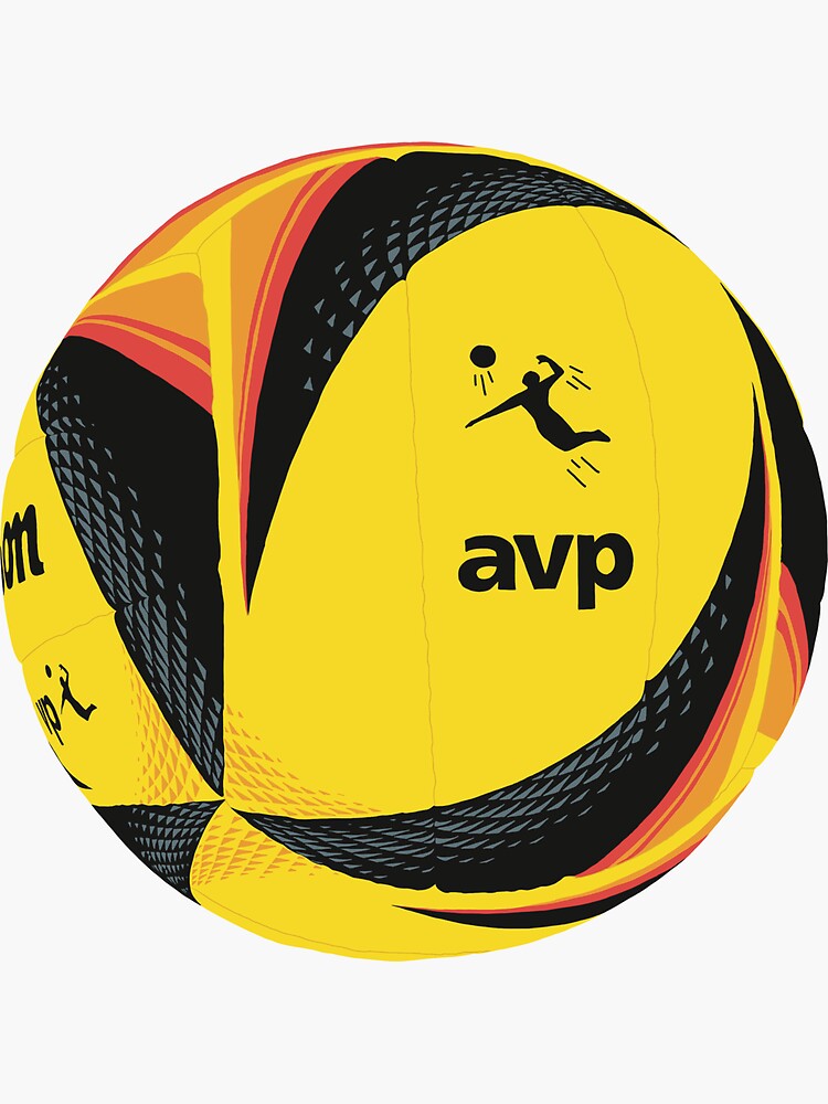 "Beach Volleyball, avp" Sticker for Sale by DanielleWhitis | Redbubble
