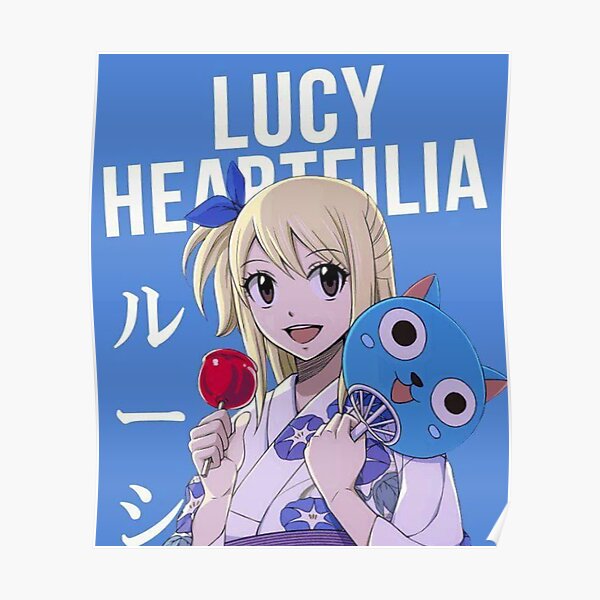 Lucy Heartfilia Poster For Sale By Aminprintt Redbubble