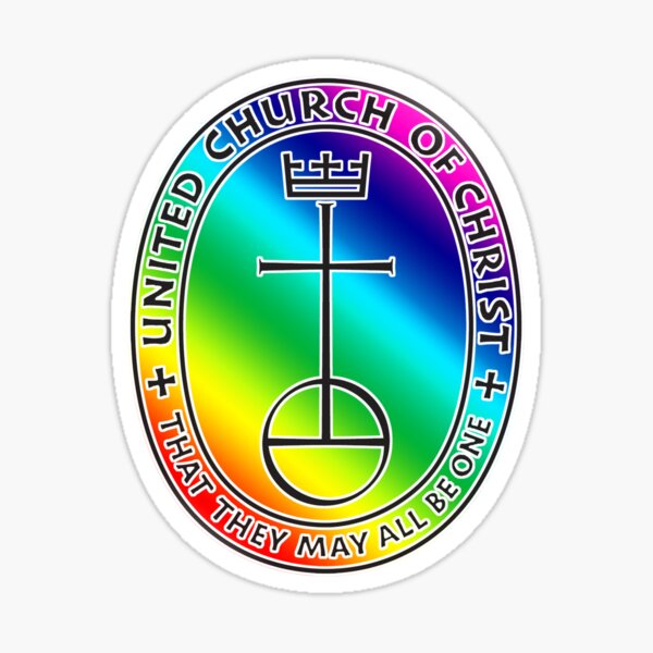 "The UCC United Church of Christ Logo Rainbow 2" Sticker for Sale by ...