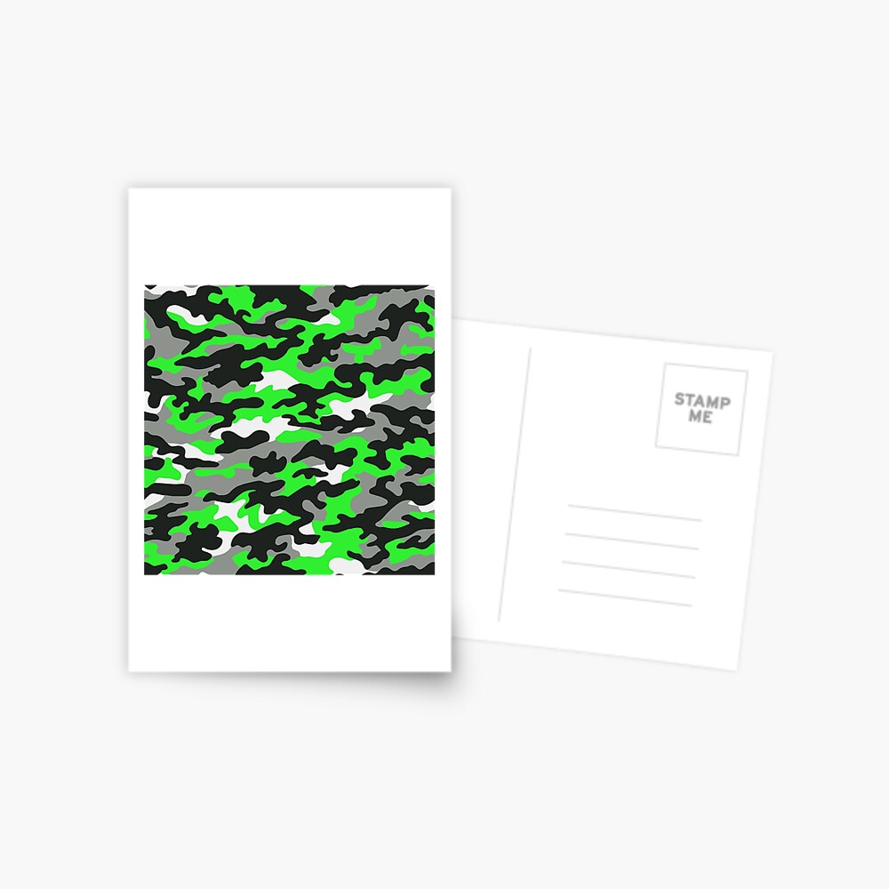"NEON Green Woodland Arctic Style Green Camo Texture - Repeating Tiled ...