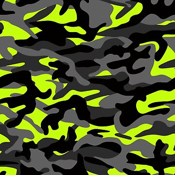 "NEON Green 3 Woodland Arctic Style Green Camo Texture - Repeating ...