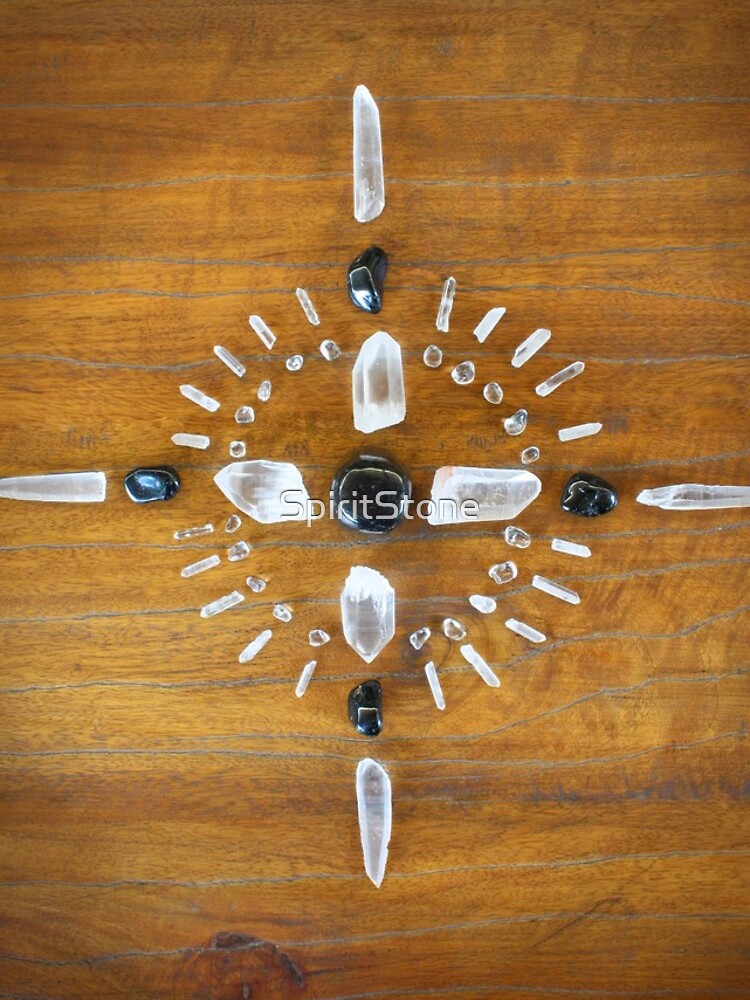 "Shungite Crystal Grid" iPhone Case for Sale by SpiritStone | Redbubble