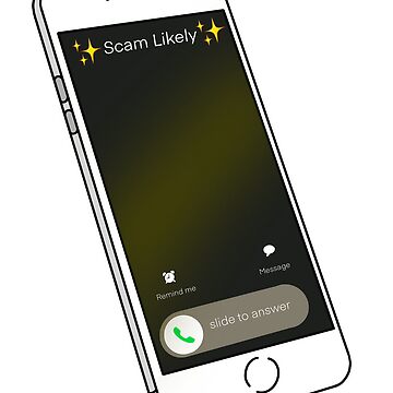 "Scam Likely" Sticker for Sale by arodeheaver | Redbubble