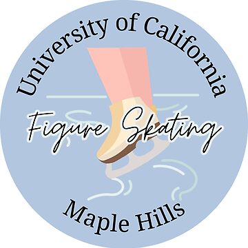 "ucmh figure skating" Sticker for Sale by cassandrafaith | Redbubble