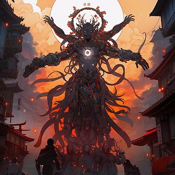 "Cyborg Demon" Sticker for Sale by taoistviking | Redbubble