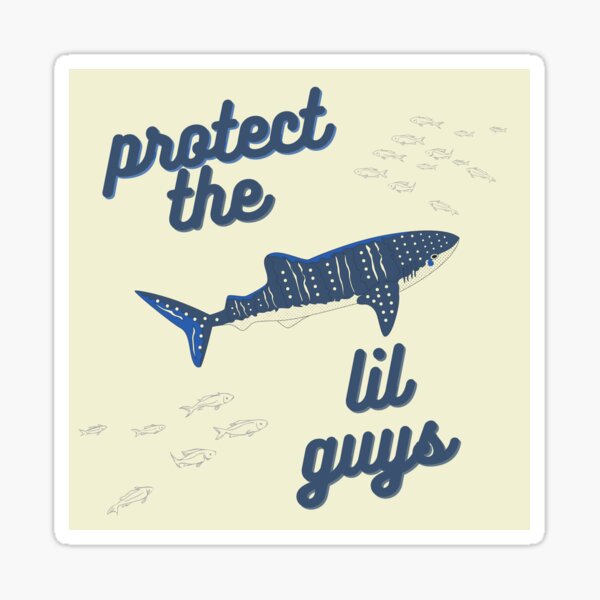 "protect the lil guys" Sticker for Sale by GlorytheBird | Redbubble