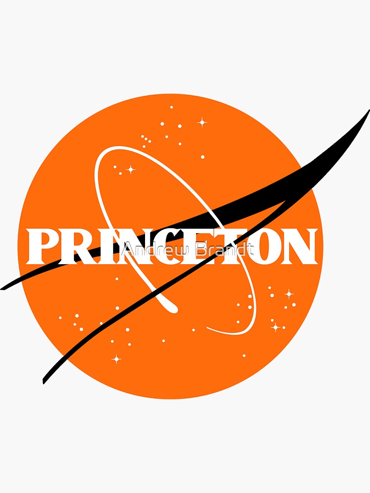 "Princeton NASA Style Logo" Sticker for Sale by Andrew Brandt | Redbubble