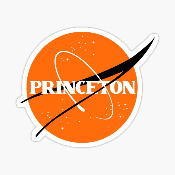 "Princeton NASA Style Logo" Sticker for Sale by Andrew Brandt | Redbubble