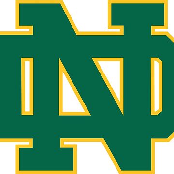 "ND Interlocking " Sticker for Sale by BenHassen | Redbubble