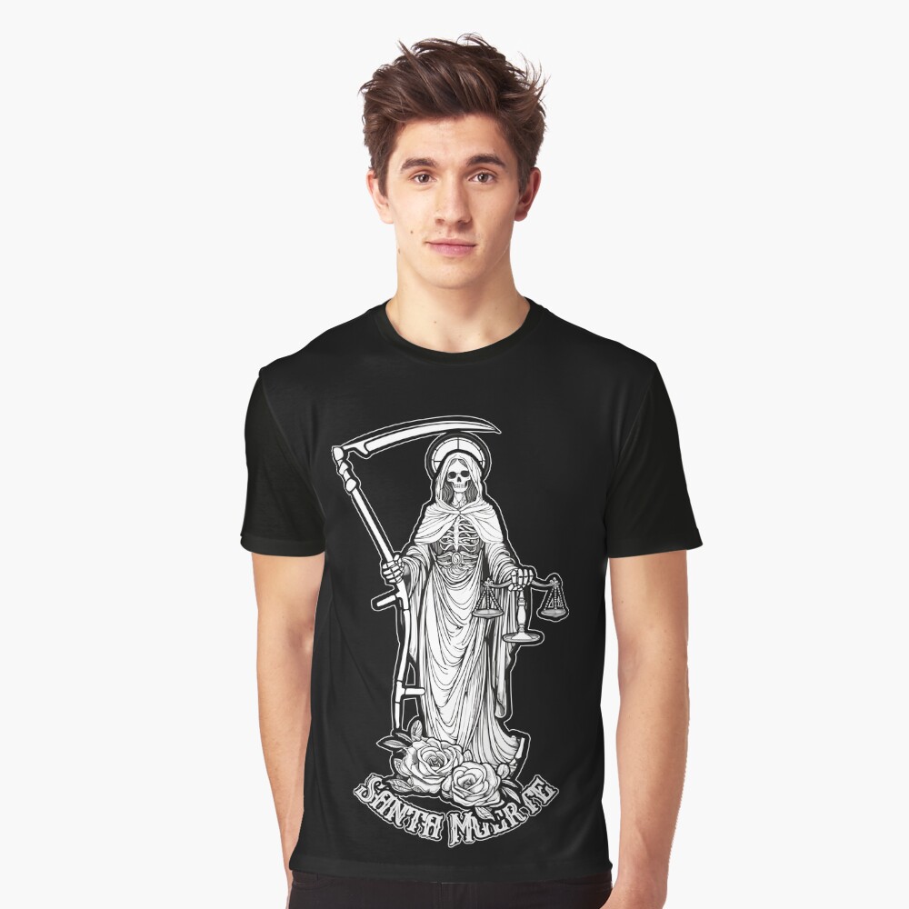 "Santa Muerte with Scales - Saint Death" Poster for Sale by tracydixon ...