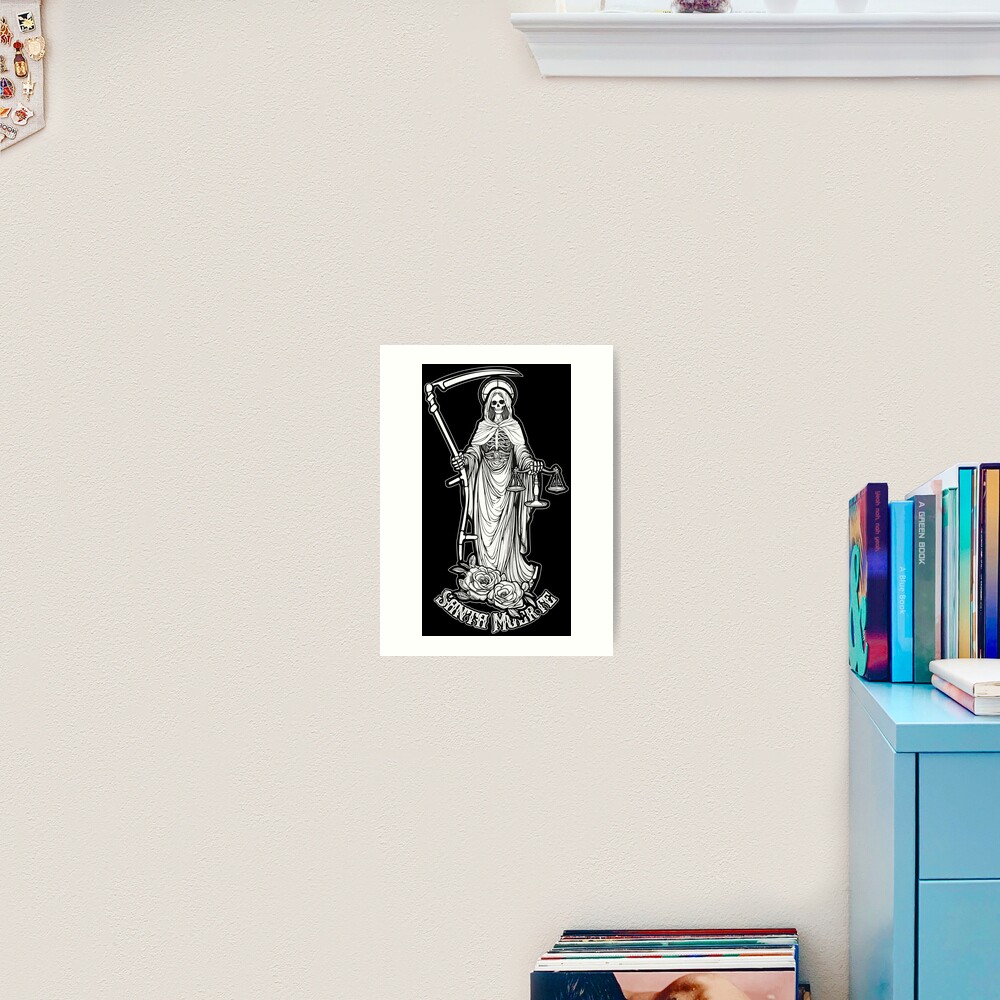 "Santa Muerte with Scales - Saint Death" Poster for Sale by tracydixon ...