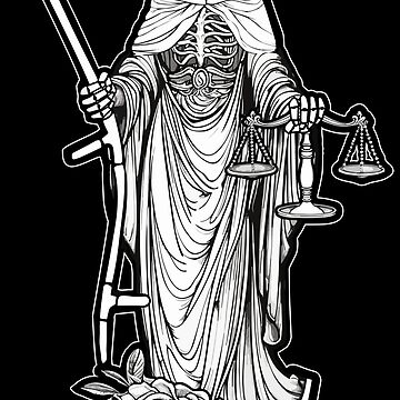 "Santa Muerte with Scales - Saint Death" Poster for Sale by tracydixon ...