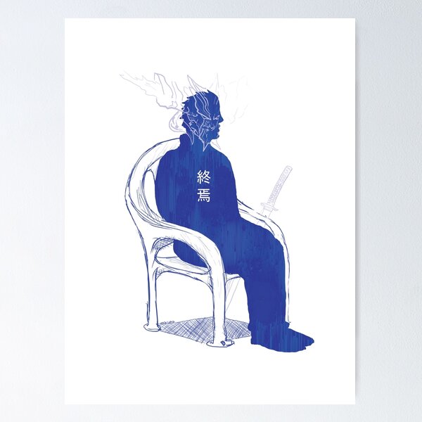 "Vergil Throne:DMC5:Devil May Cry V" Poster for Sale by vertei | Redbubble