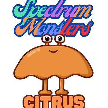 "Spectrum Monsters: The Colors of Friendship - Citrus" Sticker for Sale ...