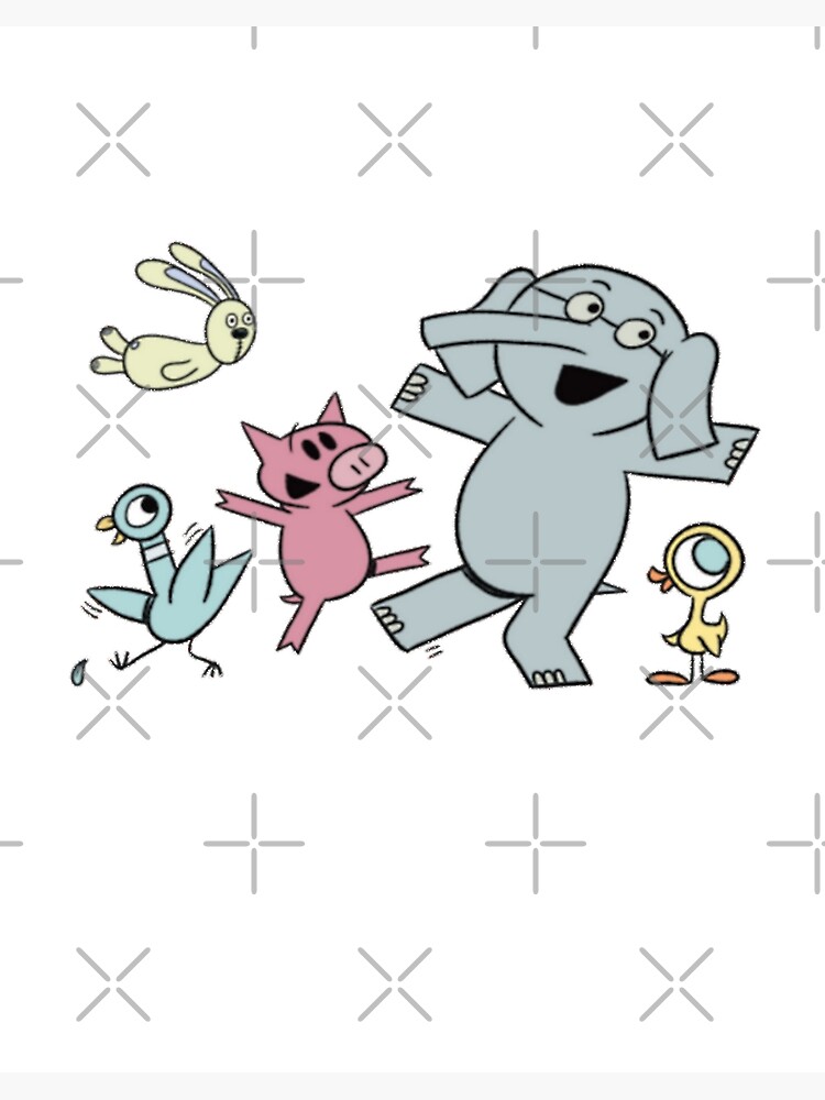 "Happy Elephant and Piggie and friends - Gerald and Piggie " Poster for ...