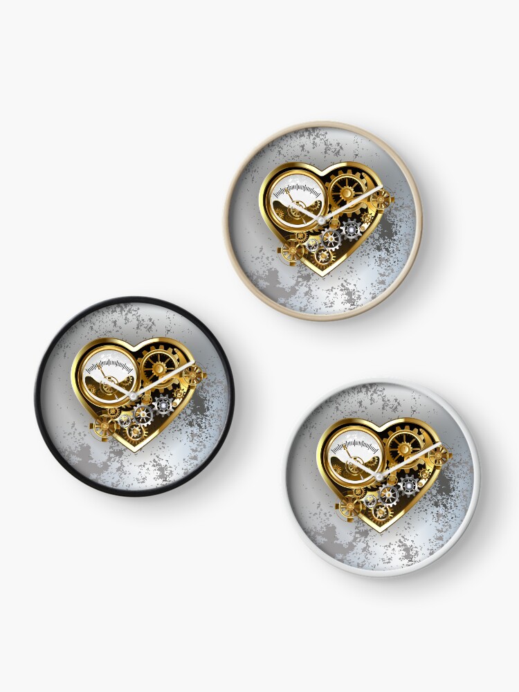 Steampunk Heart Clock