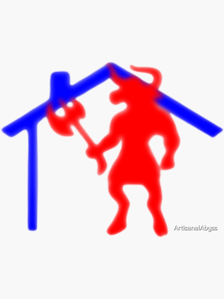 "House Of Leaves - House / Minotaur" Sticker for Sale by ArtisanalAbyss ...