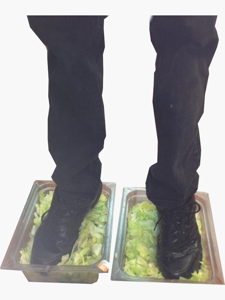 "Burger King Foot Lettuce Meme" Sticker for Sale by grumplstiltskyn ...