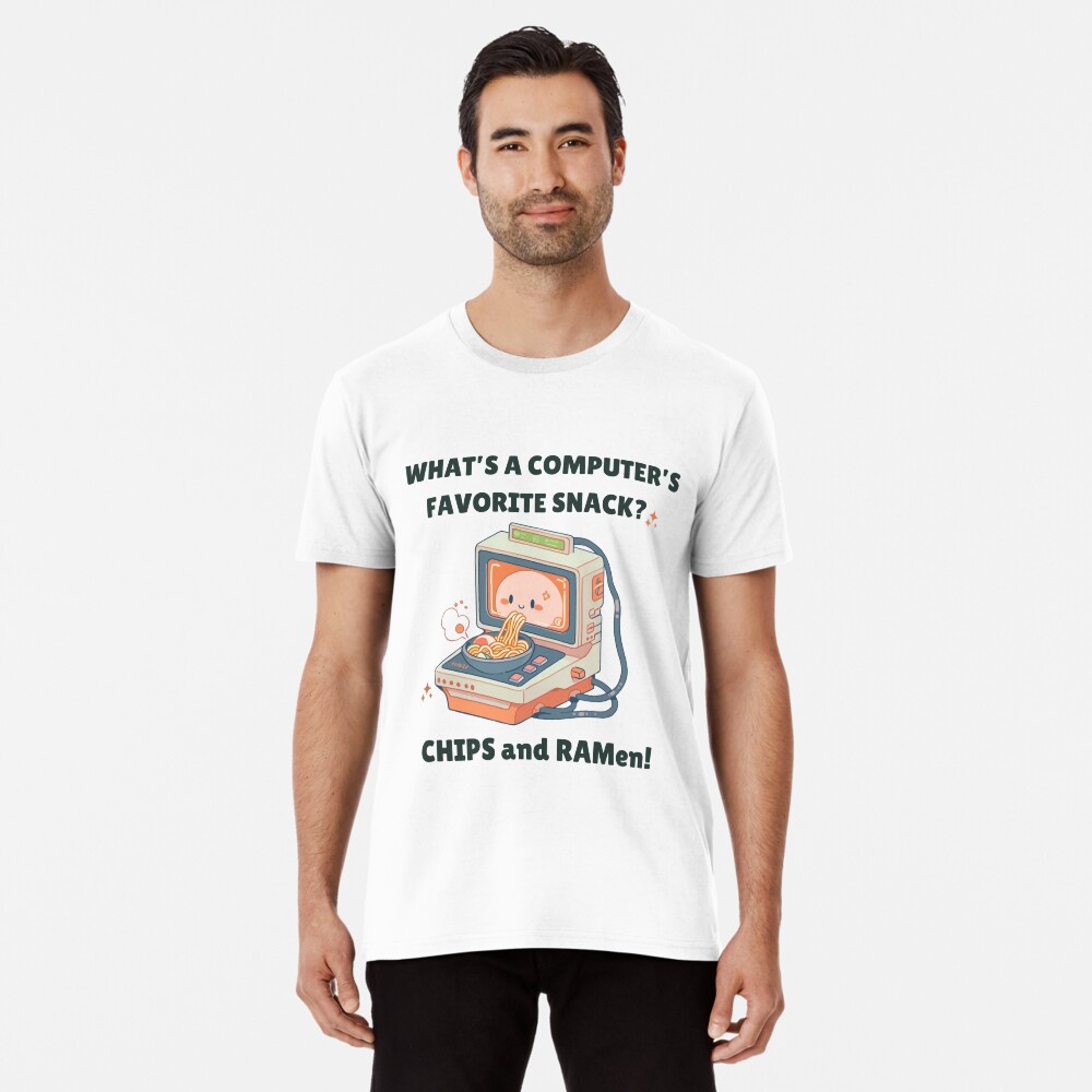 "What's a computer's favorite snack? Chips and RAMen | Funny Tech ...