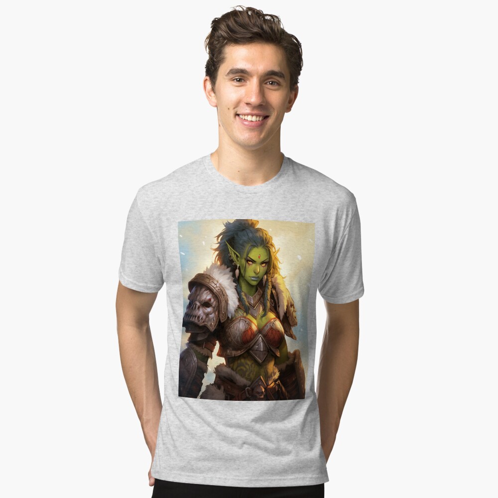 "World of Warcraft Orc Female" Sticker for Sale by LuArtsCompany ...