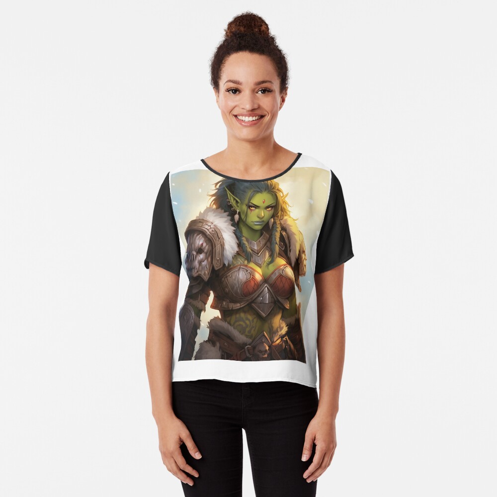 "World of Warcraft Orc Female" Sticker for Sale by LuArtsCompany ...