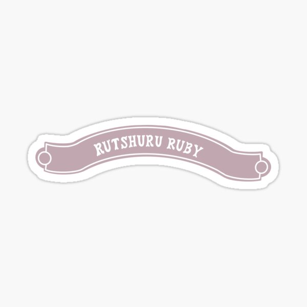 "Rutshuru Ruby Pink" Sticker for Sale by magic-sticks | Redbubble