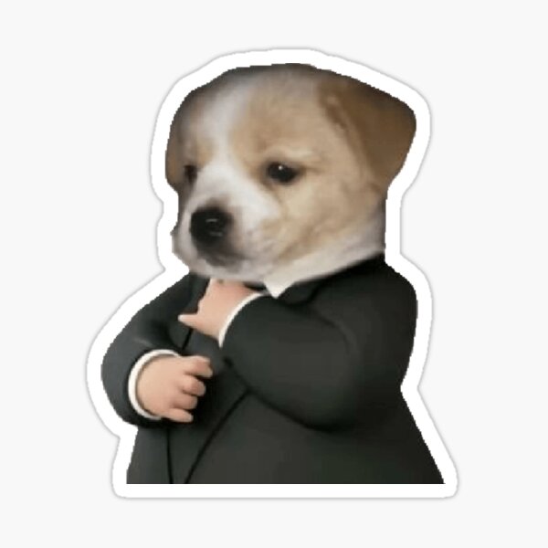 "Fine dog meme" Sticker for Sale by Jeampierre007 | Redbubble
