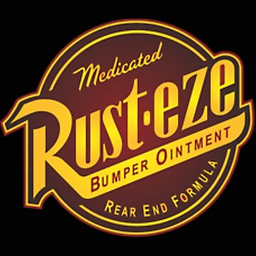 "Rust-eze Racing Logo" Sticker for Sale by RoseKos | Redbubble