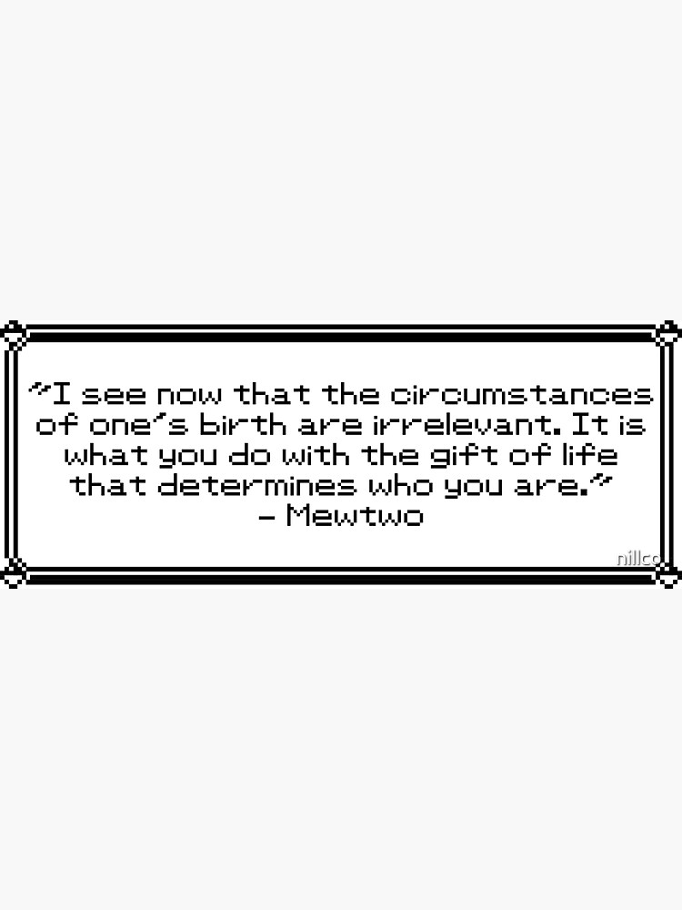 Mewtwo Quote