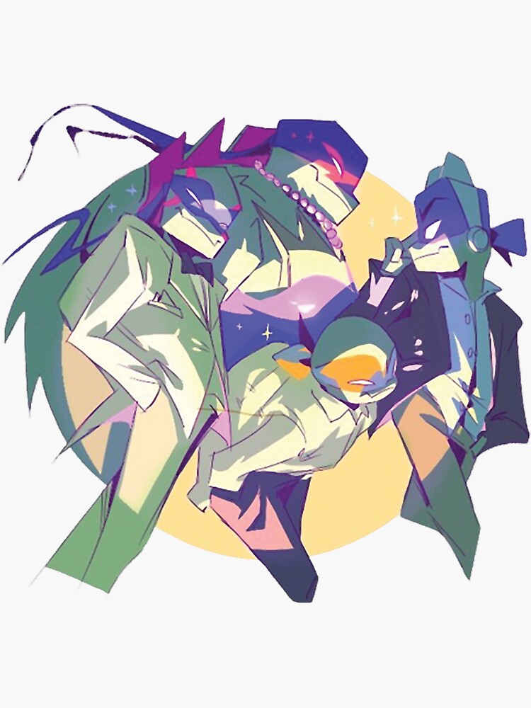 "Cute ROTTMNT Brothers" Sticker for Sale by AsherPoulin | Redbubble