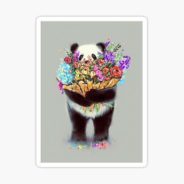 "Flowers For You" Sticker for Sale by nicebleed | Redbubble