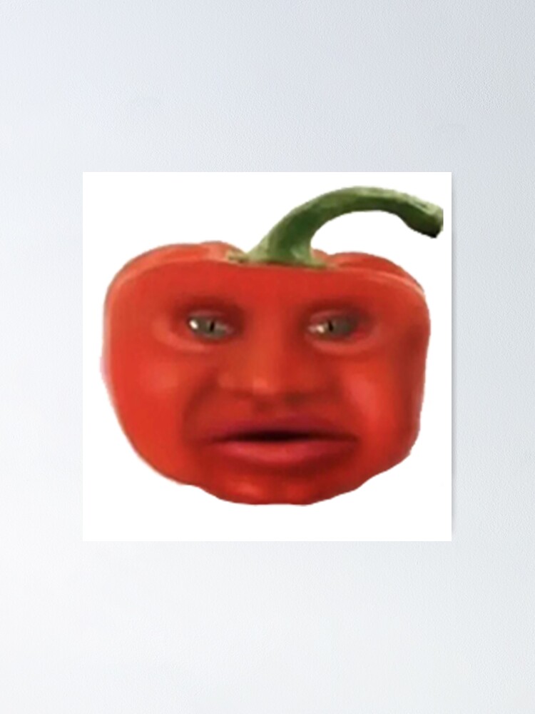 "Peppa Mane pepper with face" Poster for Sale by Gangsta Balls | Redbubble