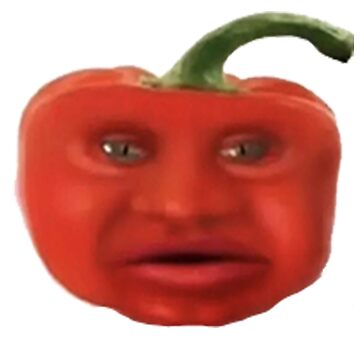 "Peppa Mane pepper with face" Sticker for Sale by Gangsta Balls | Redbubble