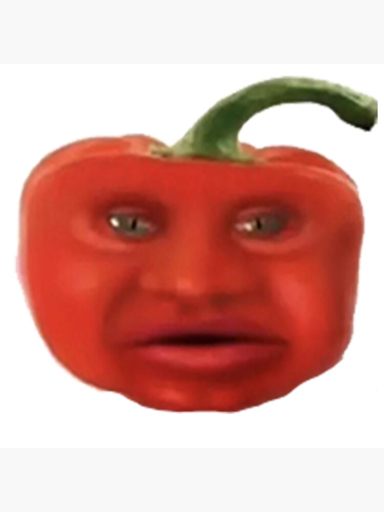 "Peppa Mane pepper with face" Sticker for Sale by Gangsta Balls | Redbubble