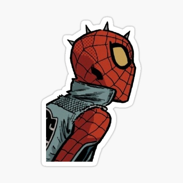 "Spider-Punk" Sticker for Sale by OlafVolkman | Redbubble