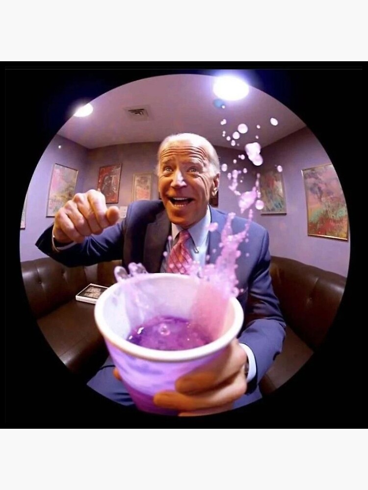 "joe biden sippin lean" Art Board Print for Sale by Gangsta Balls ...