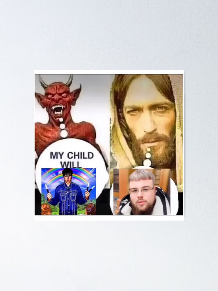 "sematary or joeyy" Poster for Sale by Gangsta Balls | Redbubble