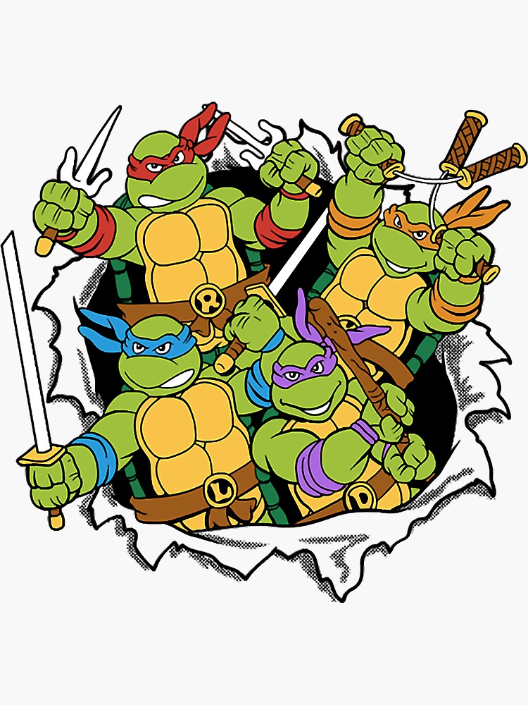 "TMNT Squad" Sticker by trantuyetminh | Redbubble