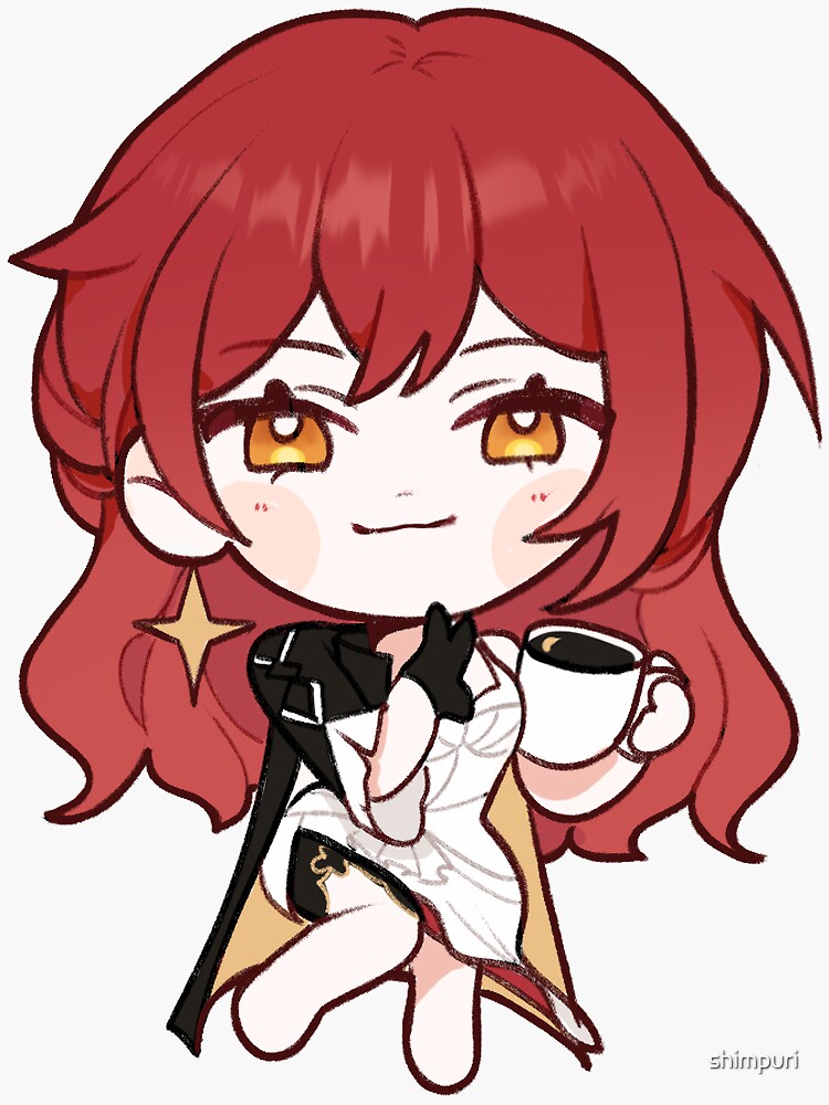 "Himeko Chibi- Honkai Star Rail" Sticker for Sale by shimpuri | Redbubble