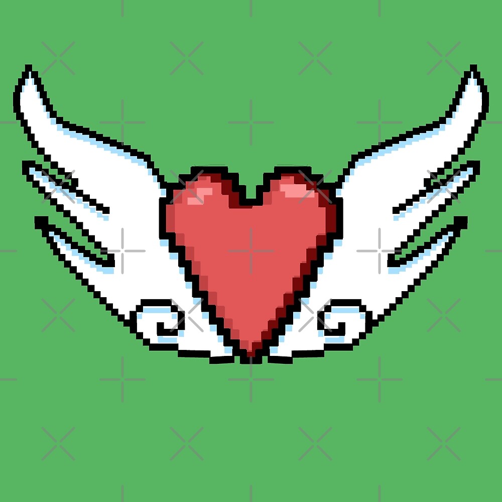 "WINGED HEART " by DroidMonkey | Redbubble