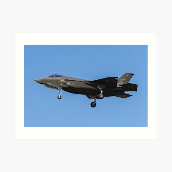 "Royal Australian Air Force Lockheed F-35A Lightning II" Art Print for ...
