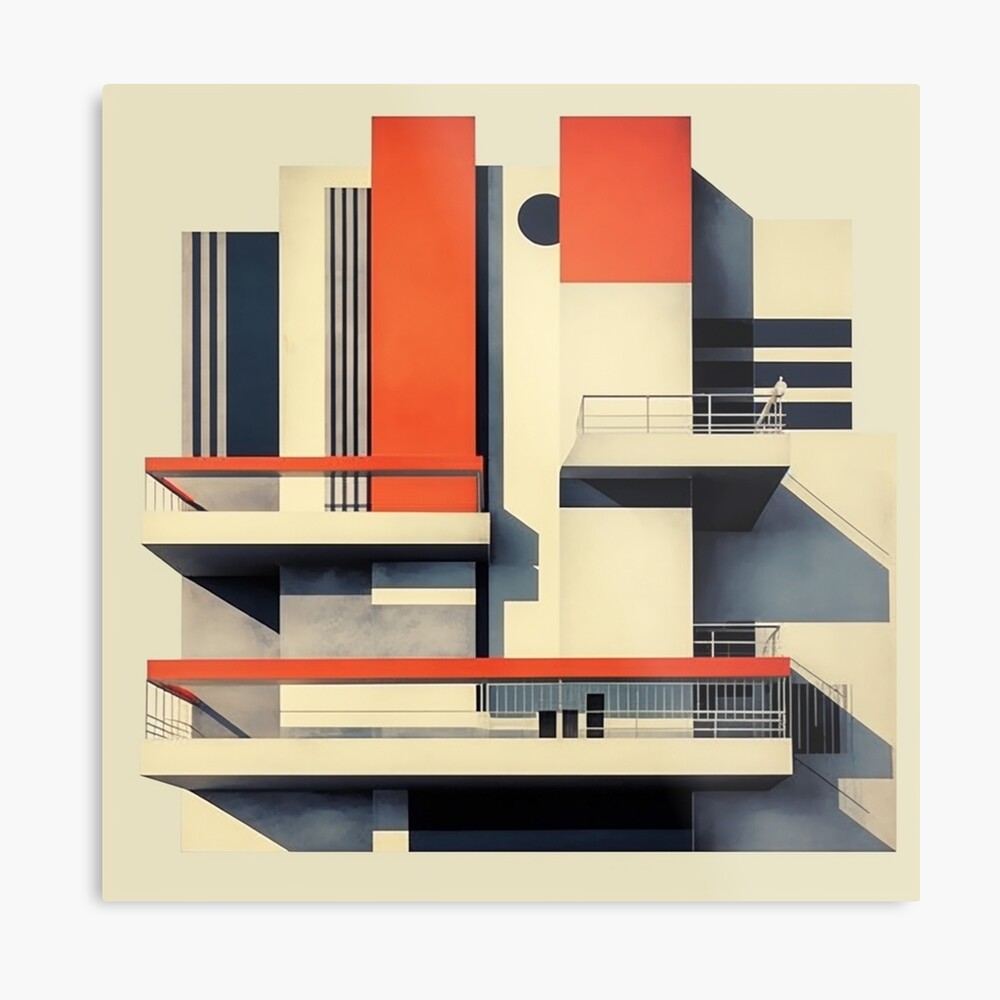 Bauhaus Architecture Drawings
