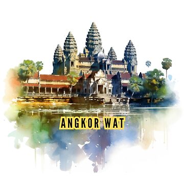 "Angkor Wat" Sticker for Sale by Tee Studio | Redbubble