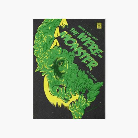 "X-Files The Were-Monster" Art Board Print by theusher | Redbubble