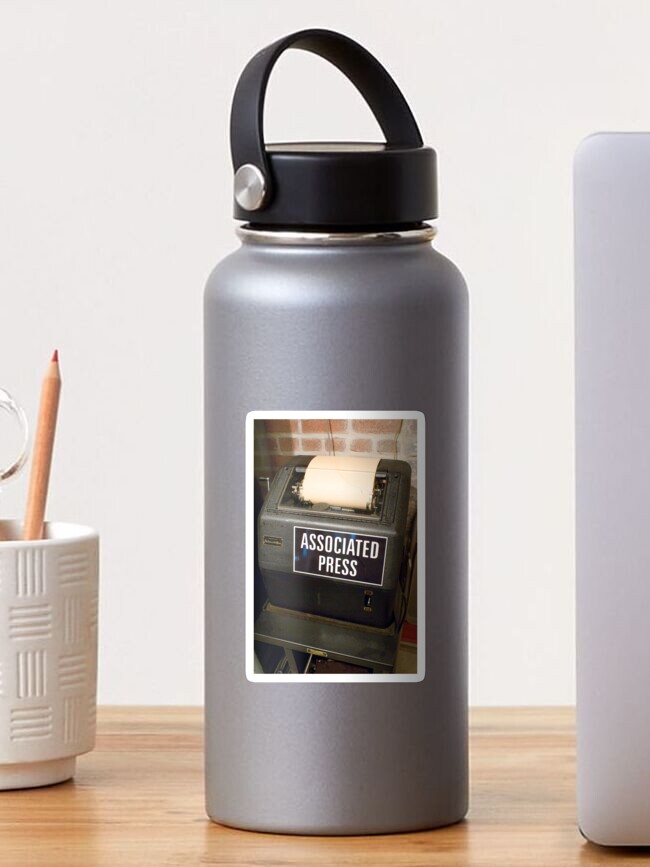 "Associated Press teletype machine (C010/6126)" Sticker for Sale by SciencePhoto | Redbubble